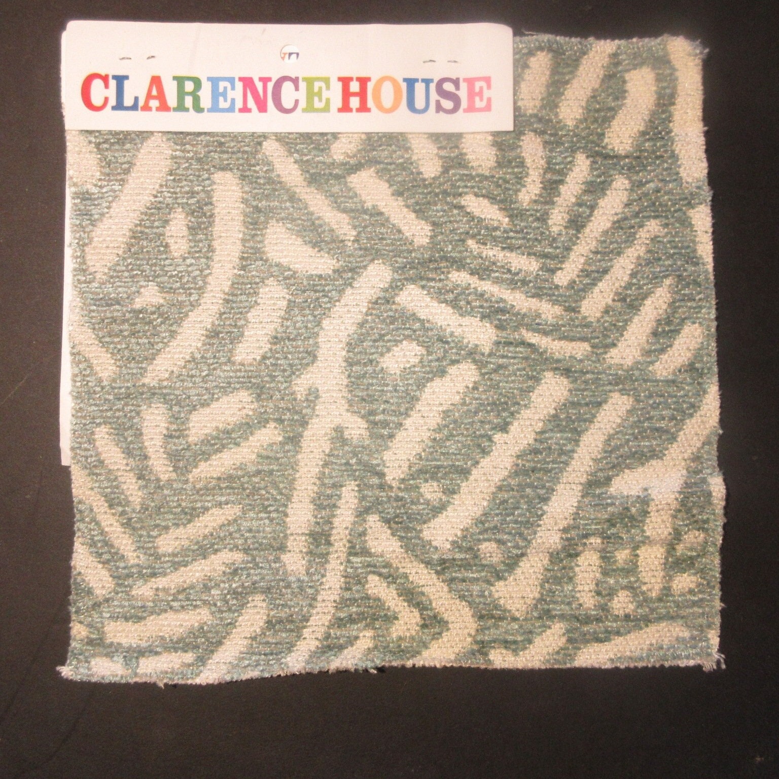 Clarence House Upholstery Fabric Sample Aqua Green Rayon Blend - Etsy