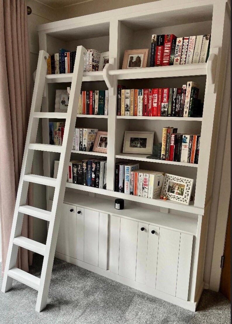 Filey Bookcase Library Handcrafted Bespoke Made to Order Deposit Option ...