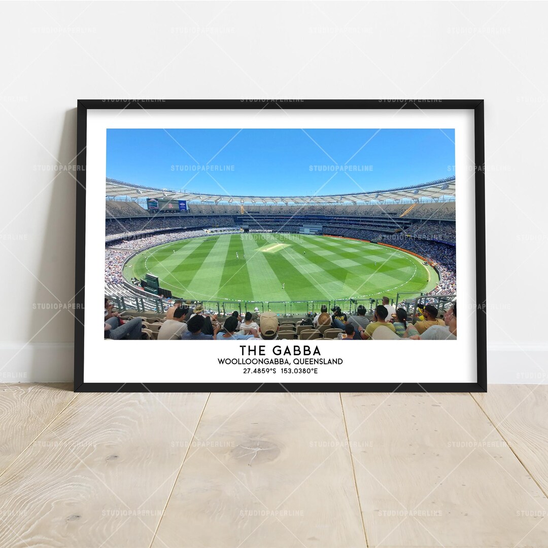 The Gabba Poster – Brisbane Cricket Stadium Wall Art Print - Etsy
