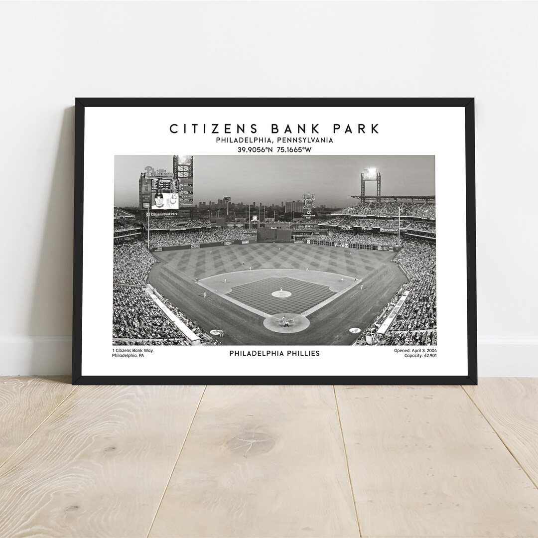 Citizens Bank Park Poster – Philadelphia Baseball Stadium Wall Art ...