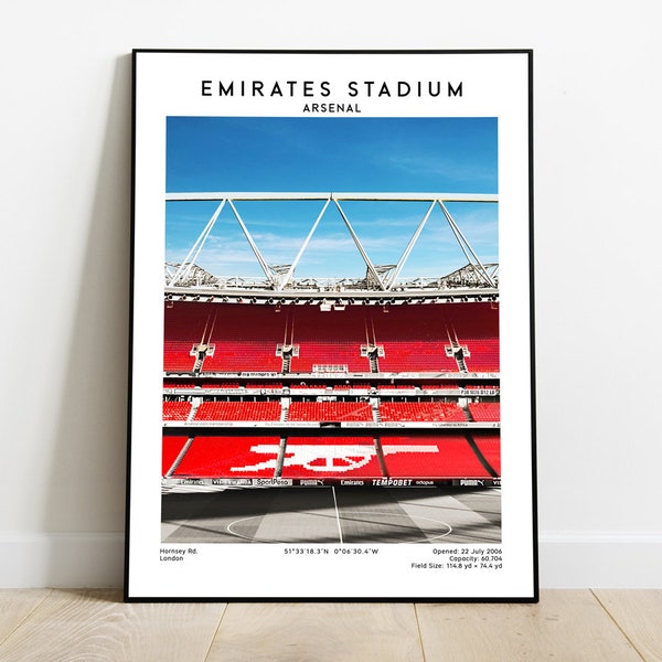 Emirates Stadium - Etsy