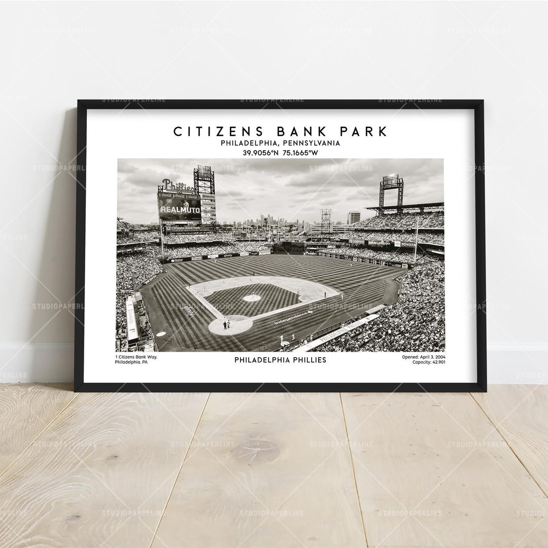 Citizens Bank Park Poster Print – Philadelphia Baseball Stadium Wall ...