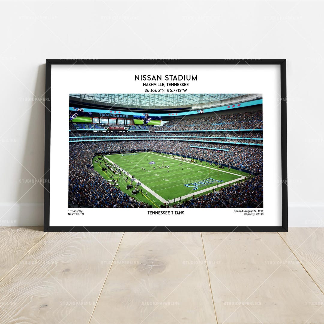 Nissan Stadium Poster – Nashville Tennessee Football Wall Art - Etsy
