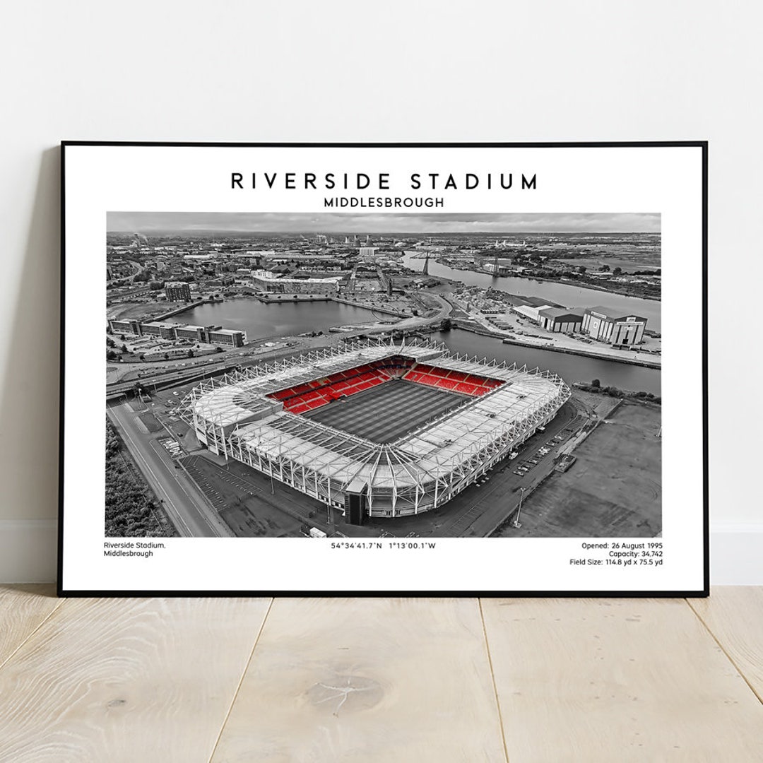 Riverside Stadium Poster, Football Stadium Wall Art Print - Etsy