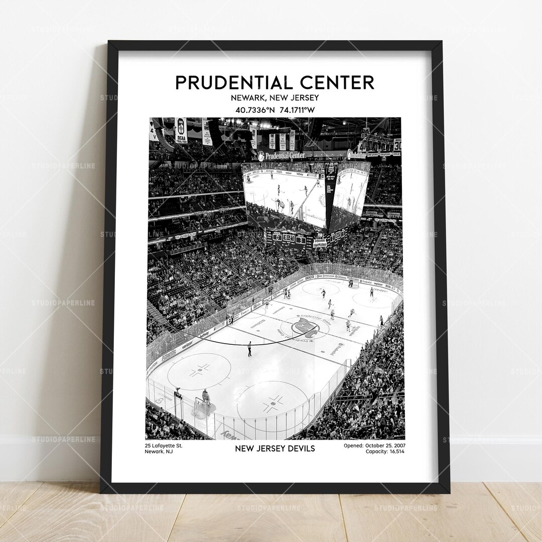 Prudential Center Hockey Poster Print – New Jersey Stadium Wall Art ...