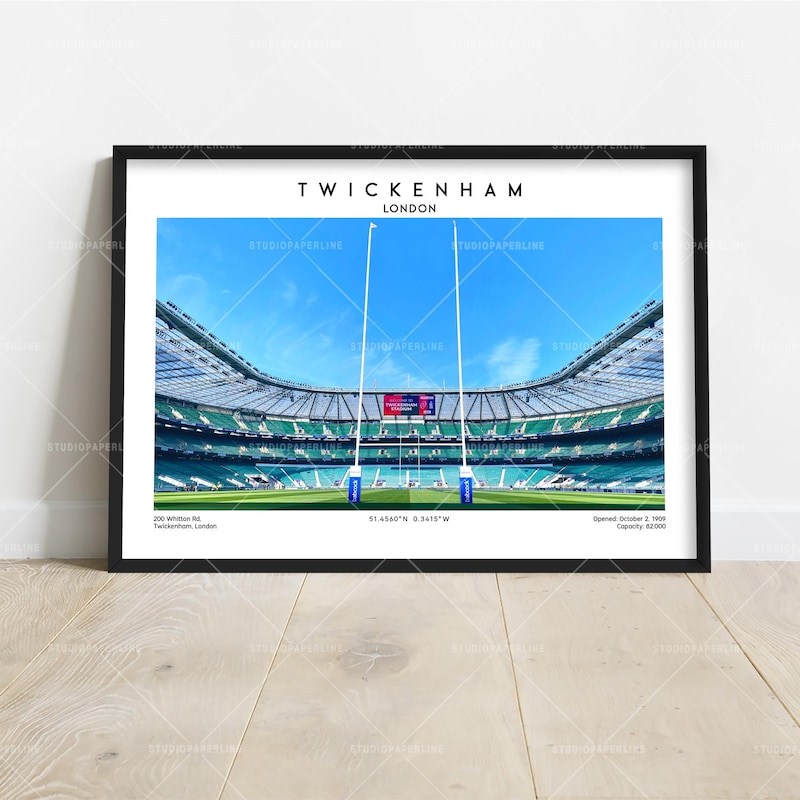 Rugby Poster - Etsy UK