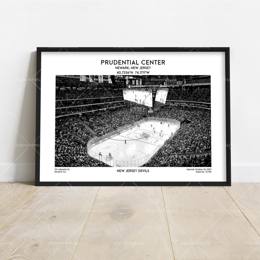 Prudential Center Poster – New Jersey Hockey Stadium Wall Art Print - Etsy