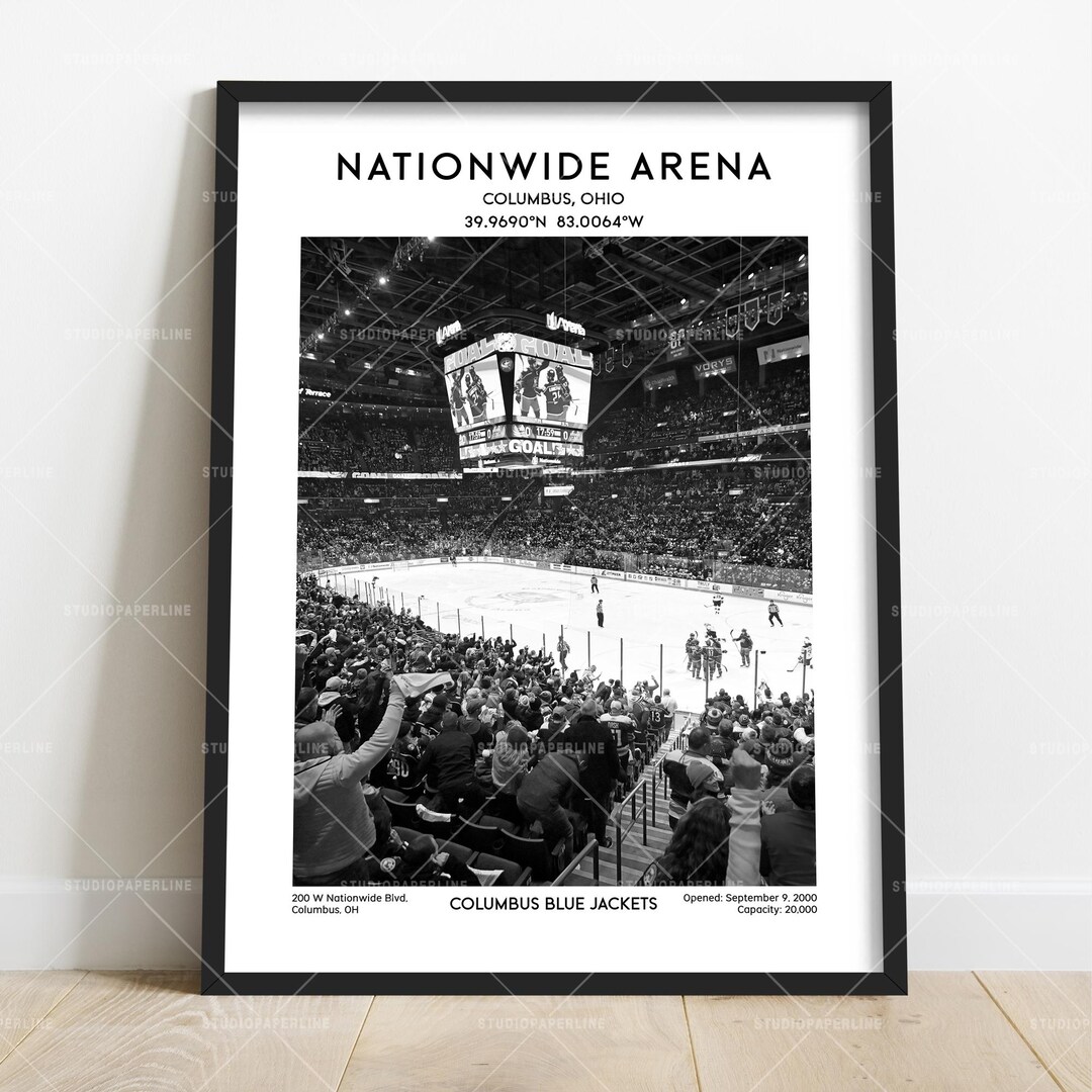 Nationwide Arena Poster – Columbus Hockey Stadium Wall Art Print - Etsy