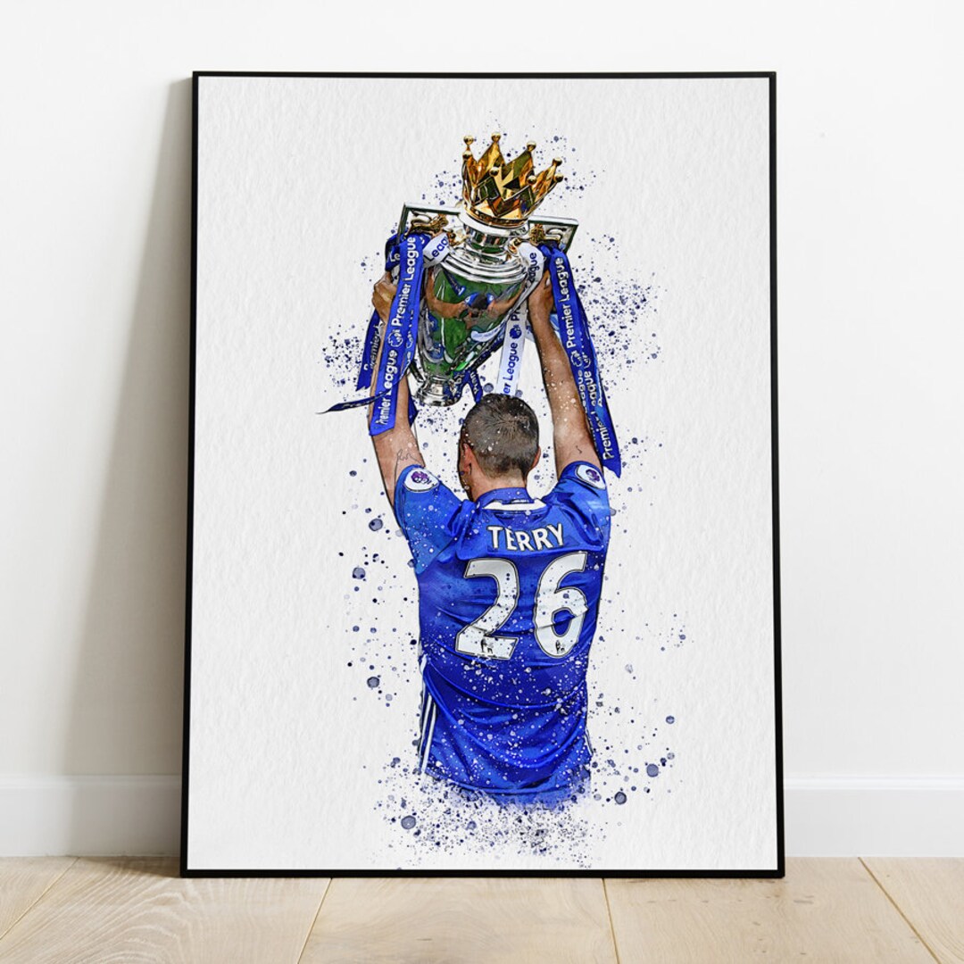 John Terry Celebrating Chelsea Champions League Glory Poster Print ...