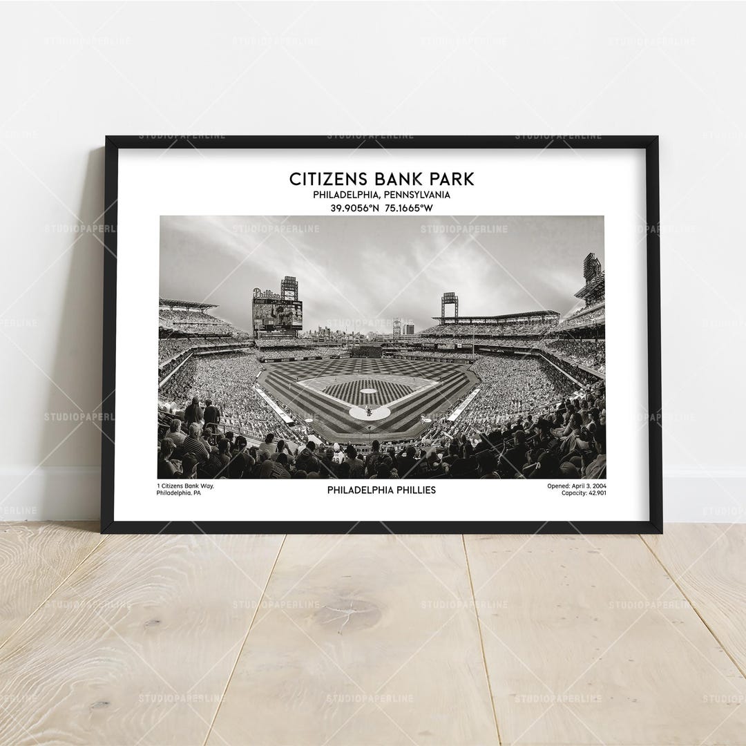 Citizens Bank Park Poster – Philadelphia Baseball Stadium Art Print - Etsy