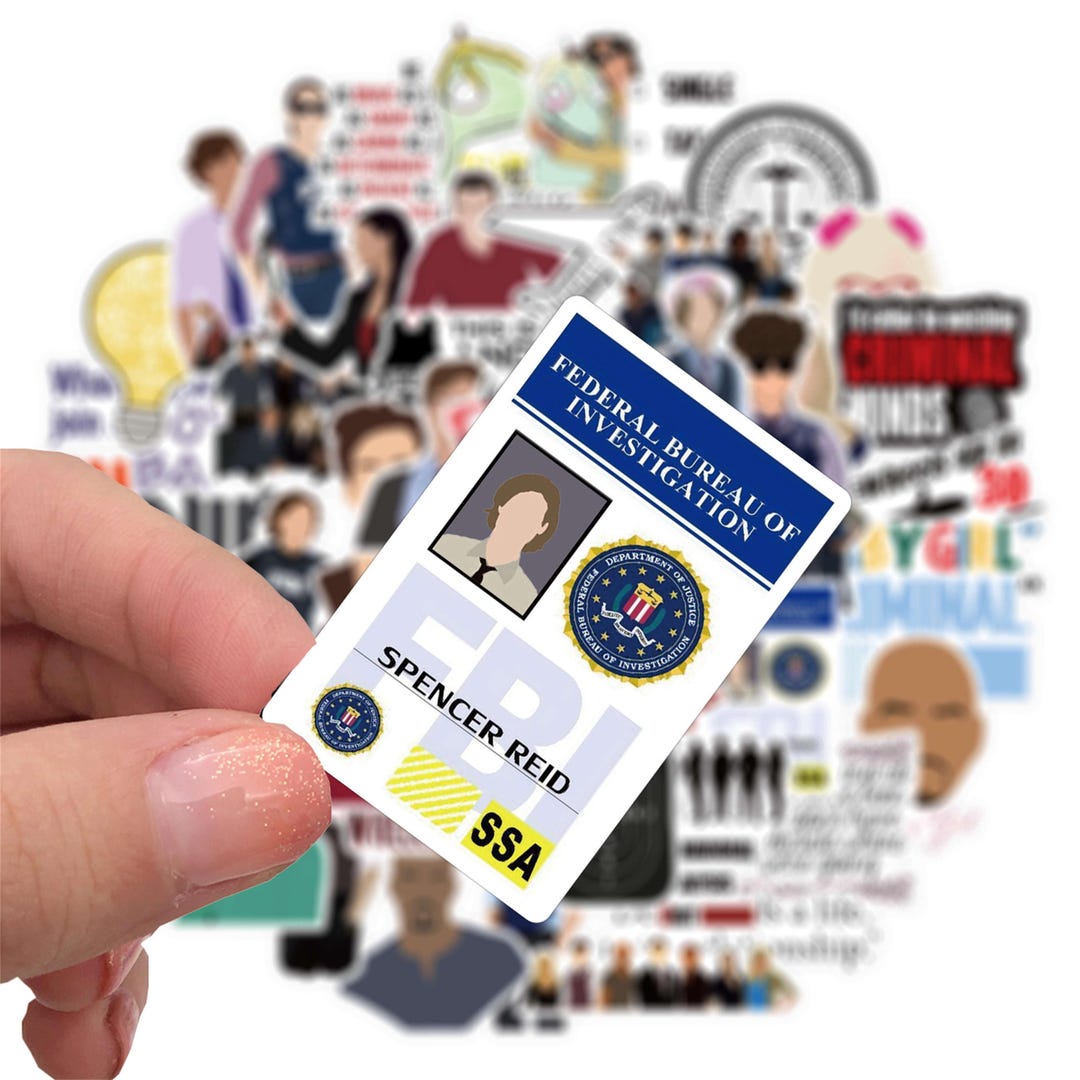 30/50/100pcs TV Criminal Minds Stickers Decals DIY for Laptop Luggage ...