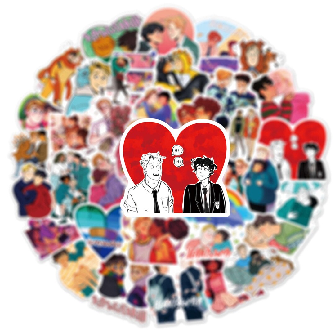 30/50/100pcs TV Play Heartstopper Stickers Decals DIY for Laptop ...