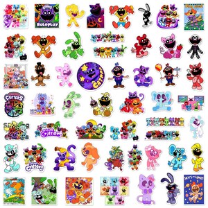 30/50/100pcs Cartoon Smiling Critters Animal Stickers Decals DIY for ...