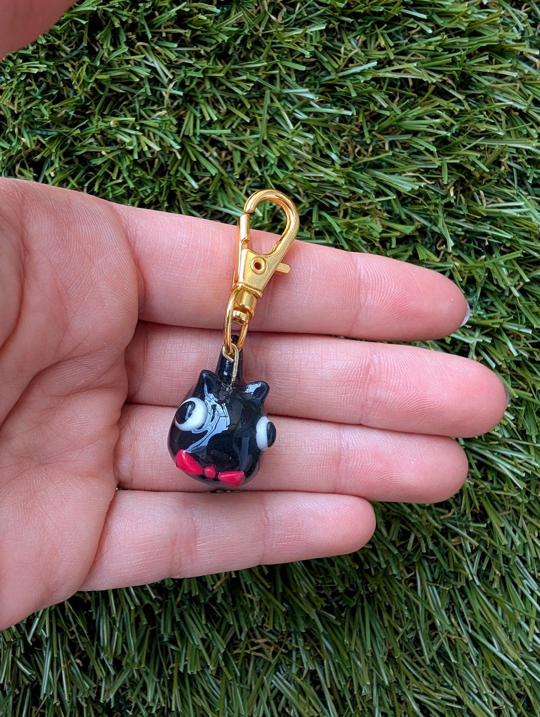 Custom Cat Keychain | Cute Pet Figurine | Bag Charm | Cat Accessory ...