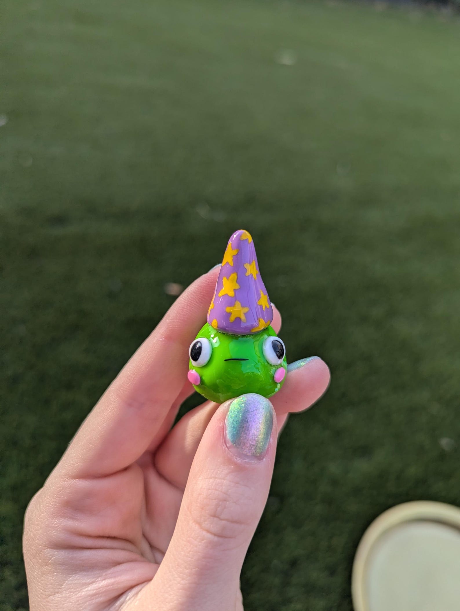 Wizard Frog Ring Holder | Handmade Ring Display | Cute Ring Storage ...