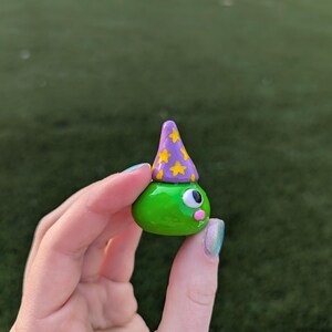 Wizard Frog Ring Holder | Handmade Ring Display | Cute Ring Storage ...
