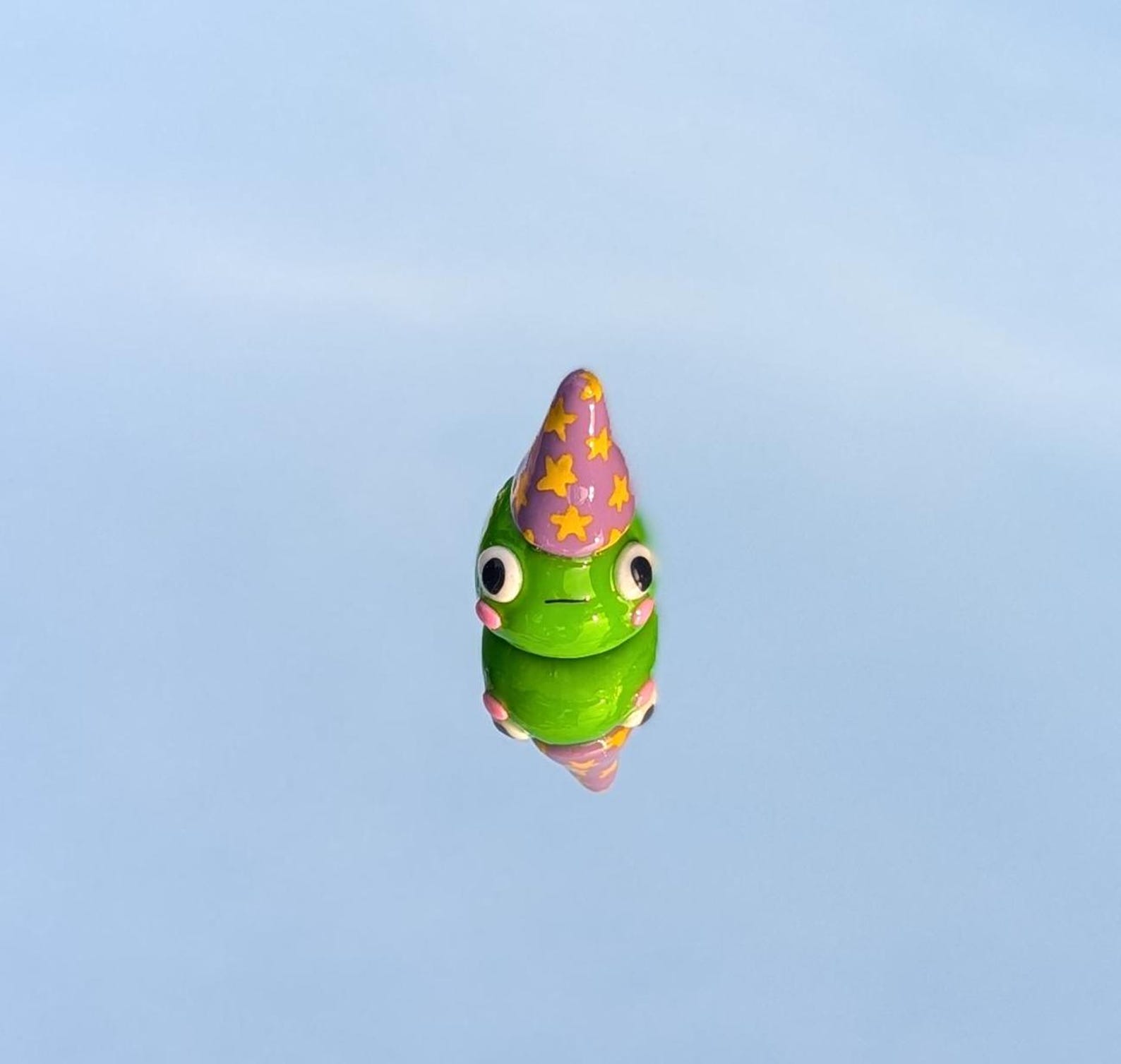 Wizard Frog Ring Holder | Handmade Ring Display | Cute Ring Storage ...