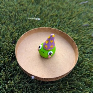 Wizard Frog Ring Holder | Handmade Ring Display | Cute Ring Storage ...