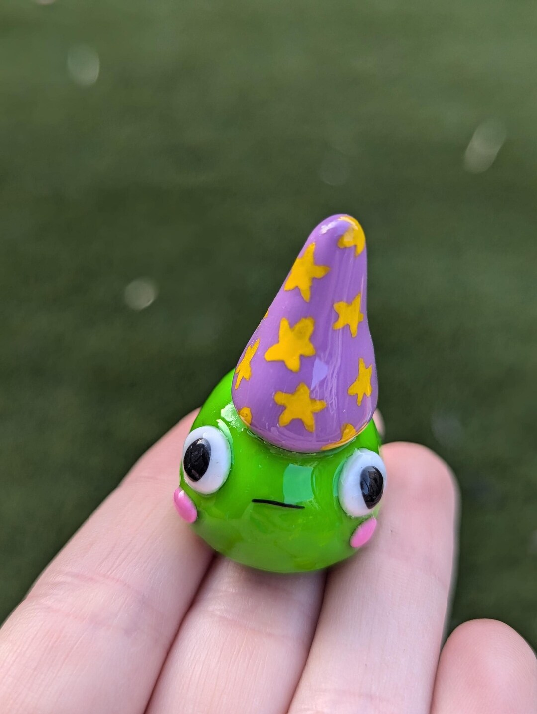 Wizard Frog Ring Holder | Handmade Ring Display | Cute Ring Storage ...