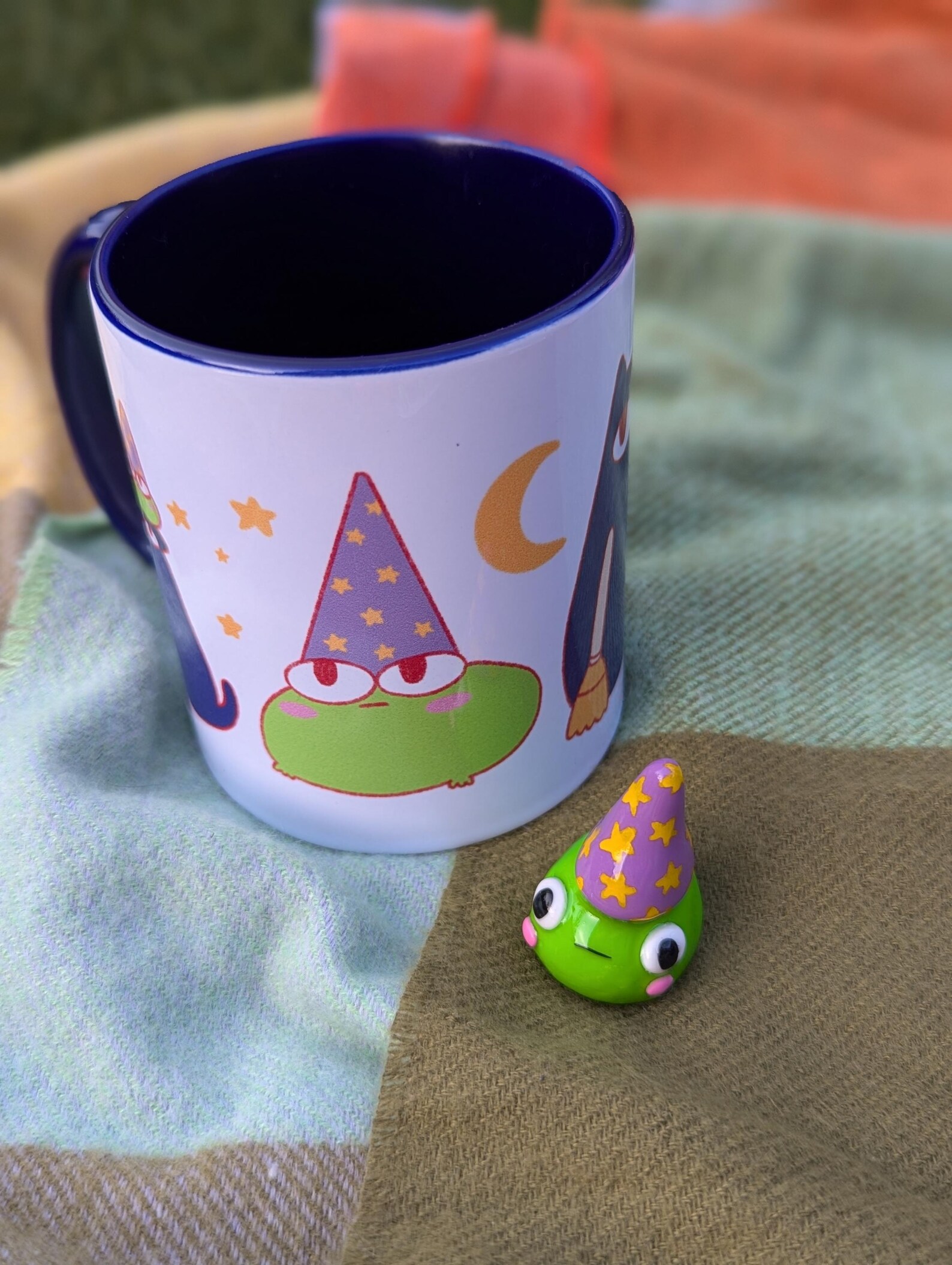 Wizard Frog Ring Holder | Handmade Ring Display | Cute Ring Storage ...