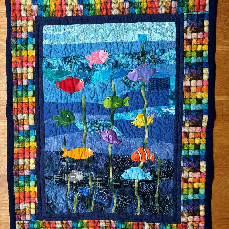 Fish Quilt - Etsy