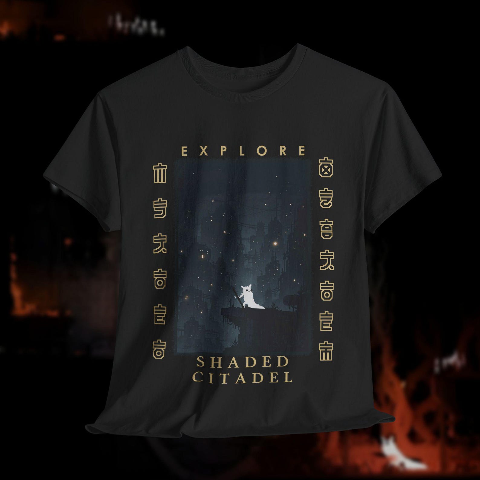 Rain World Shaded Citadel Shirt | Vintage National Park Style Tee ...
