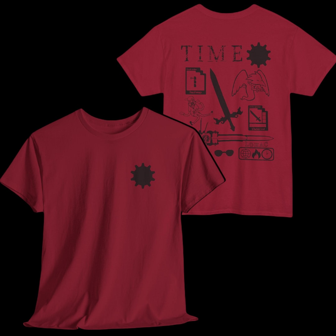 Homestuck Time Aspect Tee, Unisex Cotton T-shirt, Godtier Graphic ...