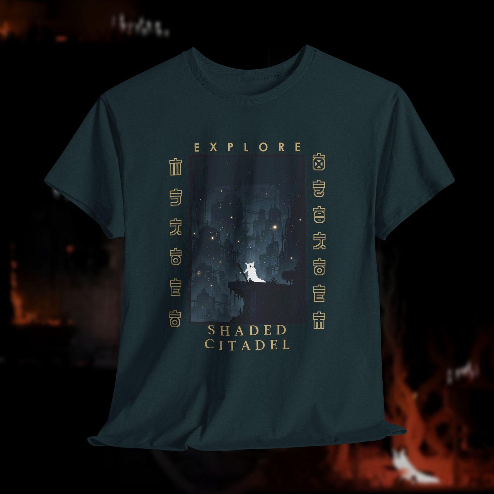 Rain World Shaded Citadel Shirt | Vintage National Park Style Tee ...