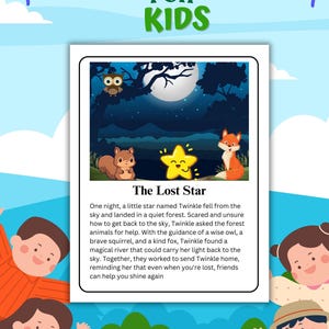 20 Short Stories for Kids, Digital Printable, Toddler Book, Kids ...