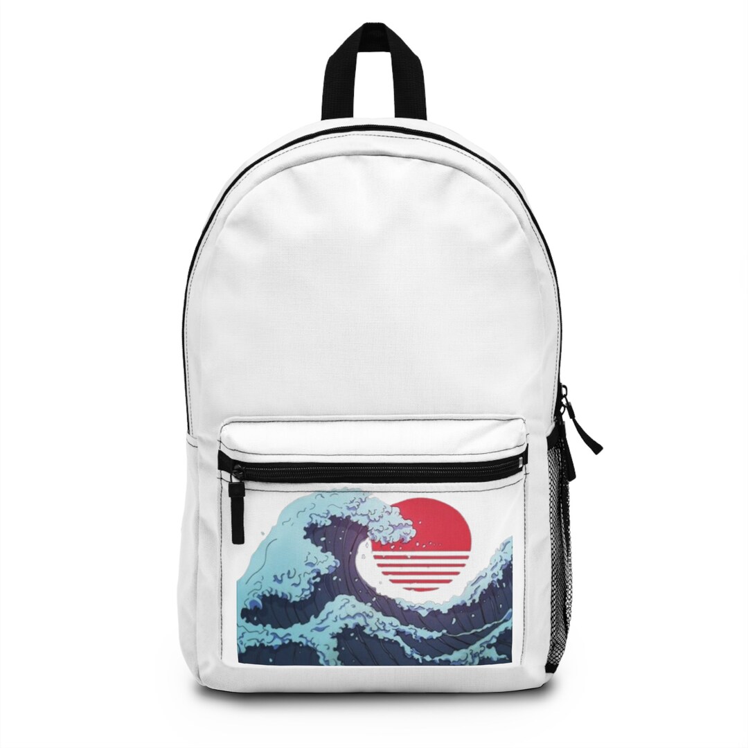 Great Wave off Kanagawa Painting, Custom Made Backpack - Etsy
