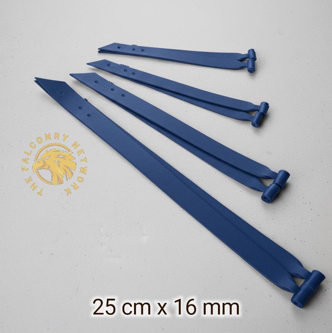 Falconry Jesses in Various Colors (size 25 Cm X 16 Mm) (blue Colored ...