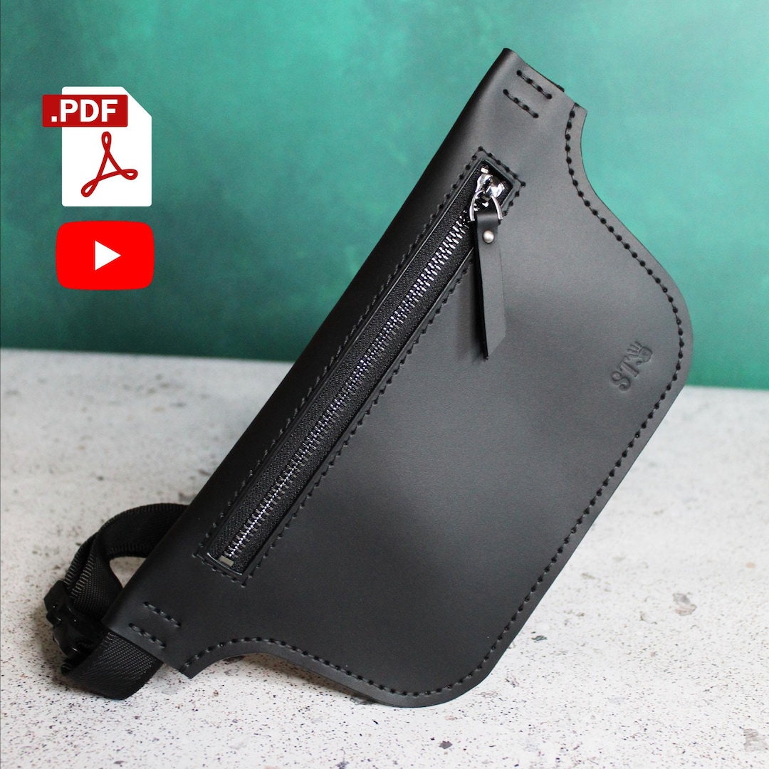 Flat Bag -PDF Pattern -leather Pattern -belt Bag Pattern -waist Pouch ...