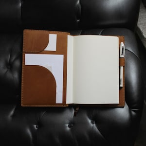 A5 Leather Notebook Cover PDF PATTERN -DIY Leather -a4/letter Notebook ...