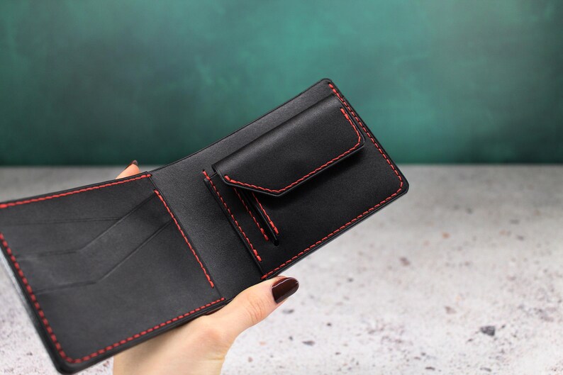 Wallet With Coin Pocket -bifold Wallet -tutorial Video -PDF Pattern ...
