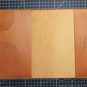 A5 Leather Notebook Cover PDF PATTERN -DIY Leather -a4/letter Notebook ...