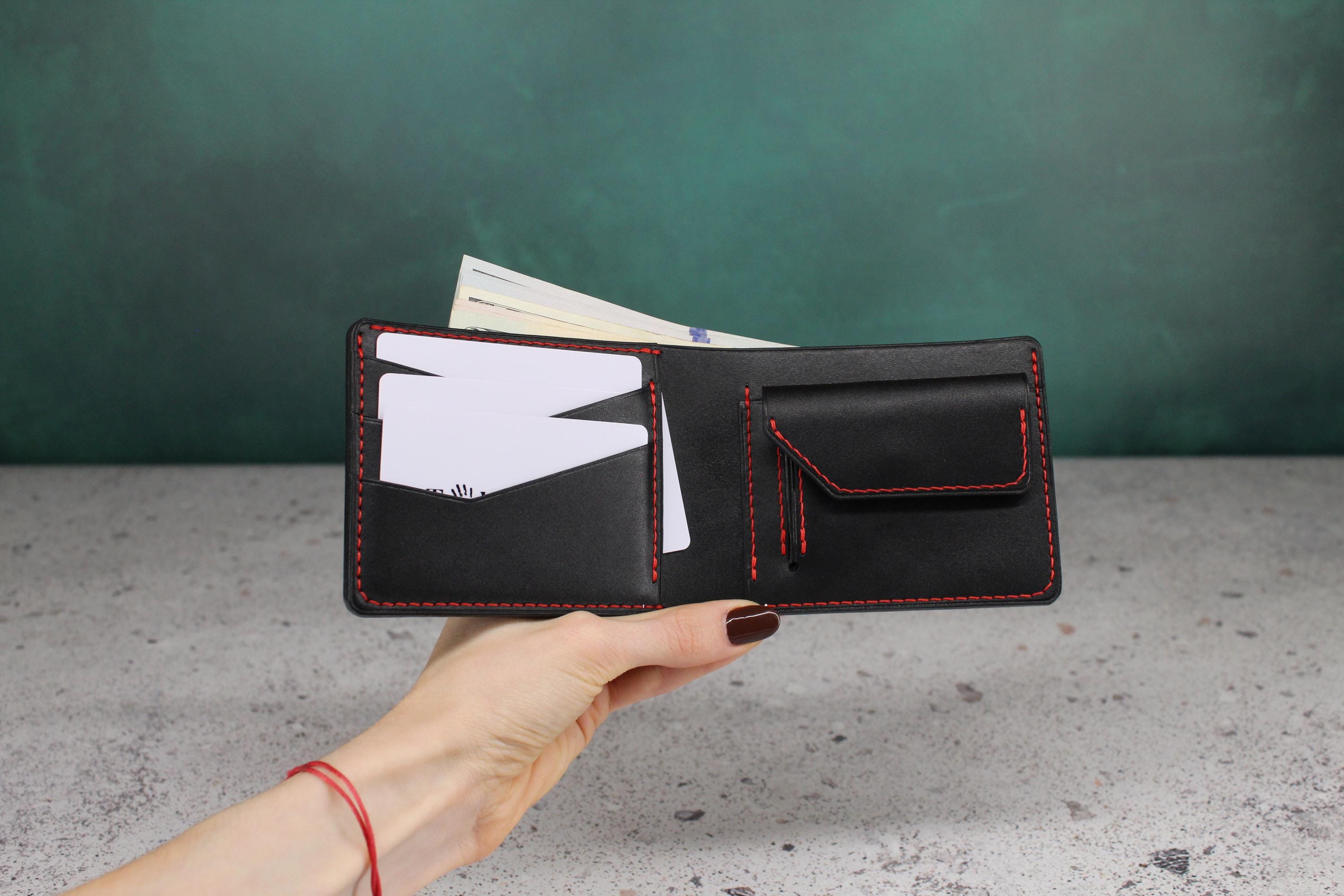 Wallet With Coin Pocket -bifold Wallet -tutorial Video -PDF Pattern ...