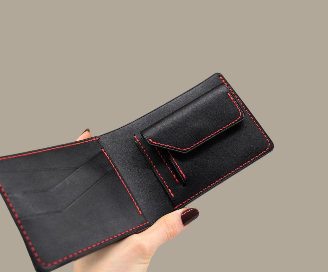 Wallet With Coin Pocket -bifold Wallet -tutorial Video -PDF Pattern ...
