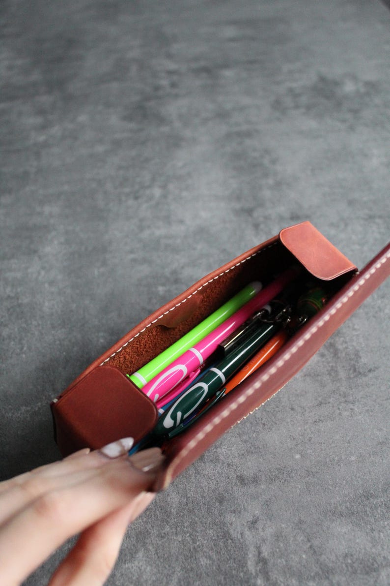 Pencil Case -pen Case -PDF PATTERN -DIY Leather -pen Pounch -pencil ...