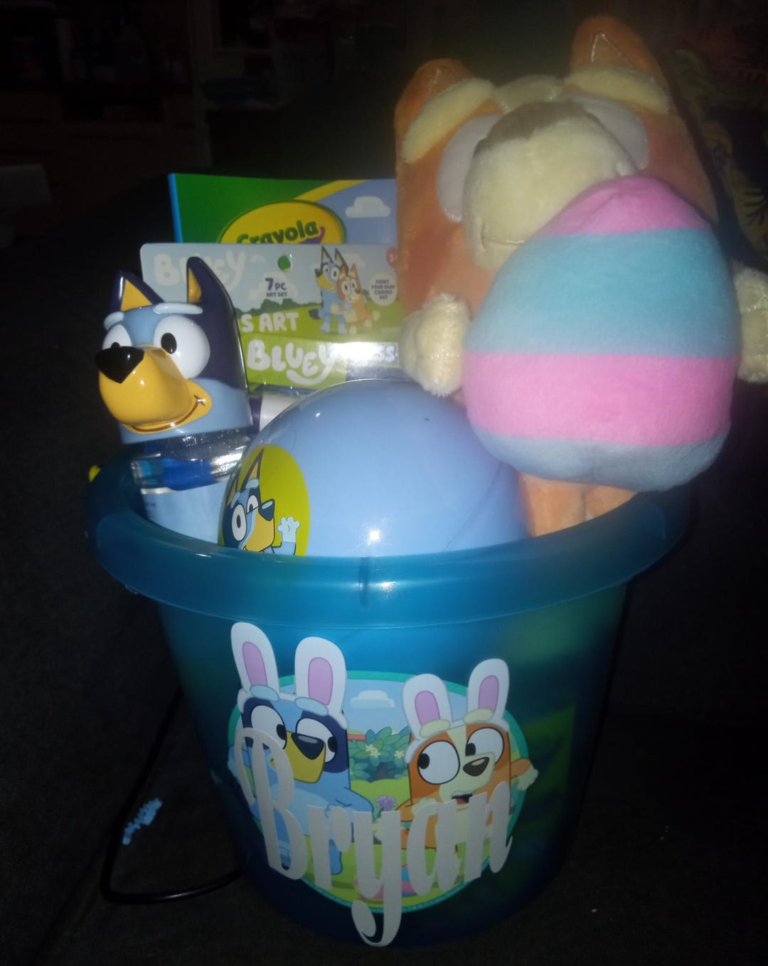 Bluey Easter Basket - Etsy
