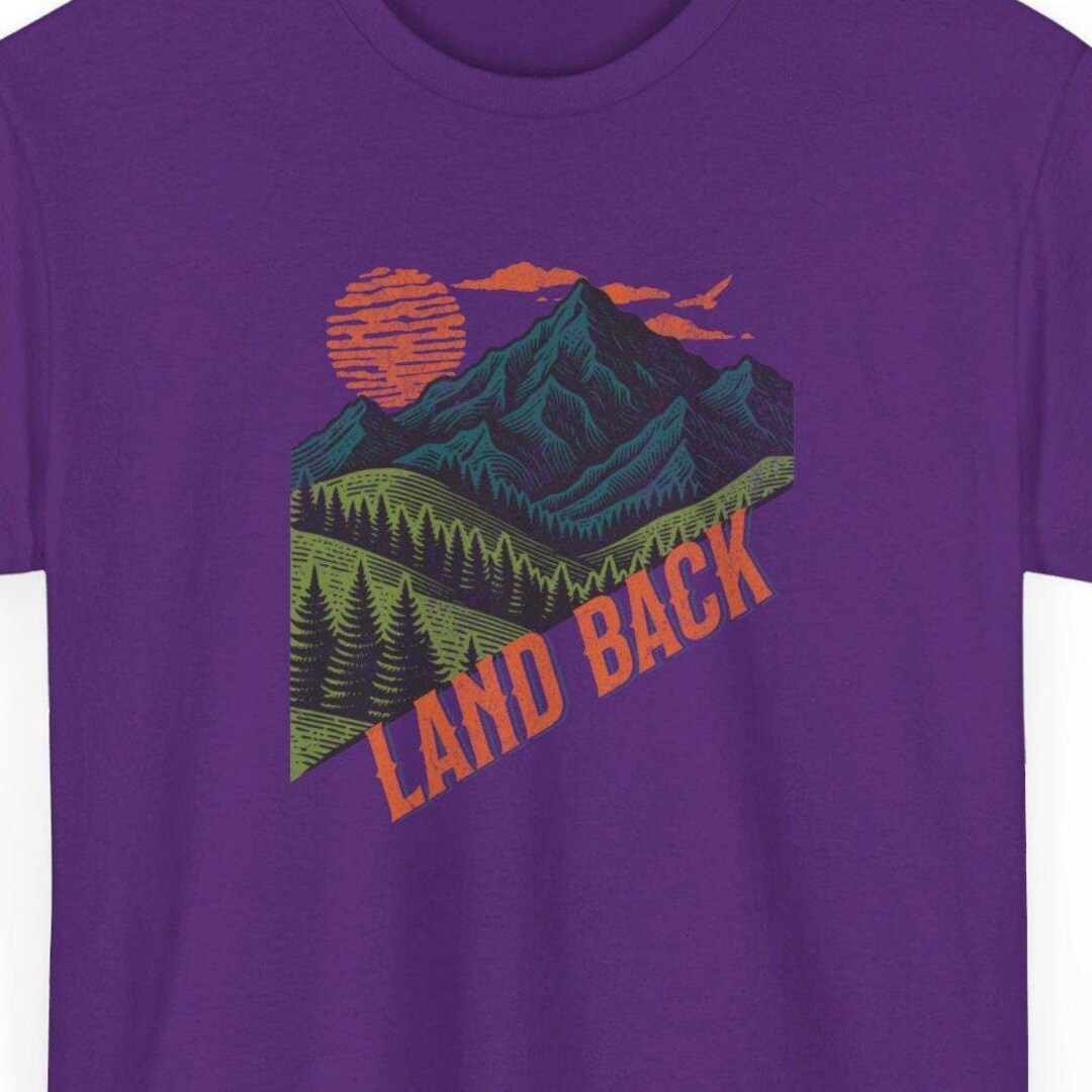 Land Back Native American T-shirt, Reservation Life, American Indian ...