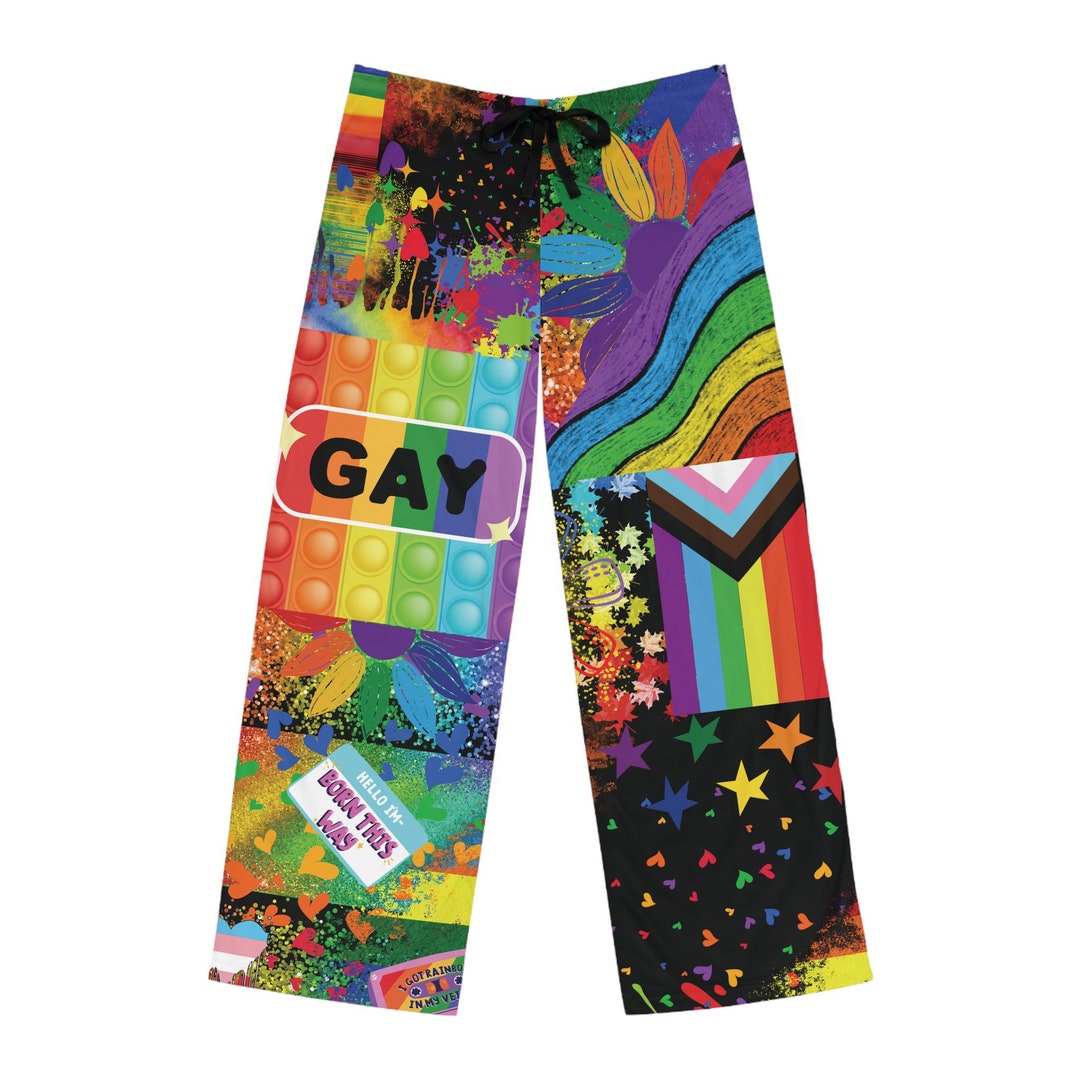 Rainbow Pride Pajama Pants: LGBT Lounge Sleepwear - Etsy