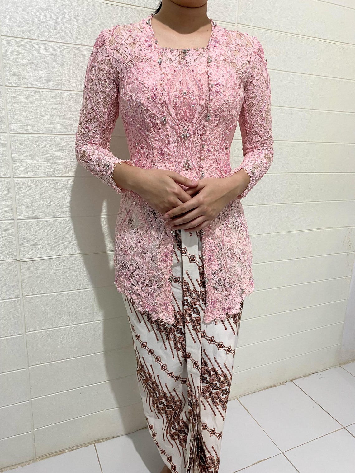 Kebaya Dress for Wedding, Enggament, Graduation or Formal Event Full ...