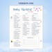 Baby Travel Checklist Printable | Editable Packing List (PDF) - Etsy