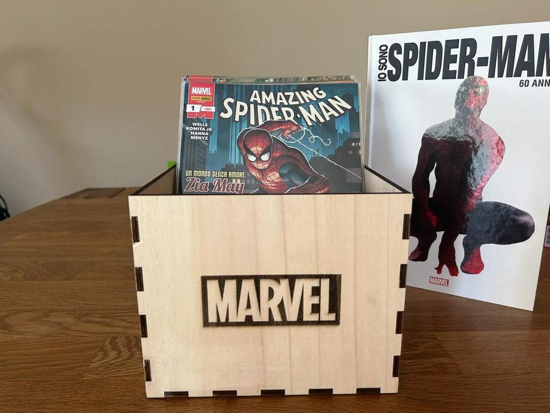 Custom Wooden Comic Book Box With Custom Logo - Organize and Protect ...
