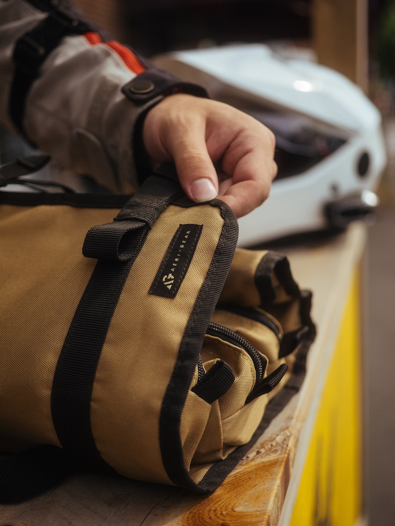 Motorcycle Tool Bag | Tool Roll Bag With Magnets | Roadside Repair Tool ...