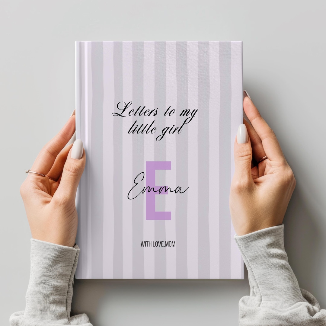 Letters to My Little Girl Personalized Journal-new Mom Pregnancy Gift ...