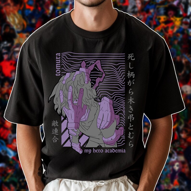 Tomura Shigaraki My Hero Academia Shirt Anime Graphic Tee Hero Academia ...