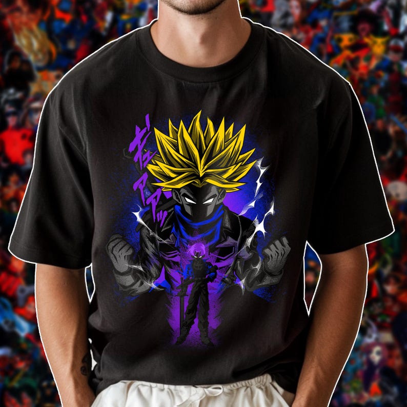 Future Trunks Shirt Dragon Ball Z Anime Tee Future Trunks Graphic Shirt ...