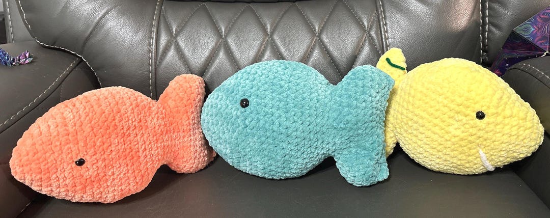 Goldfish Cracker Plush Handmade - Etsy