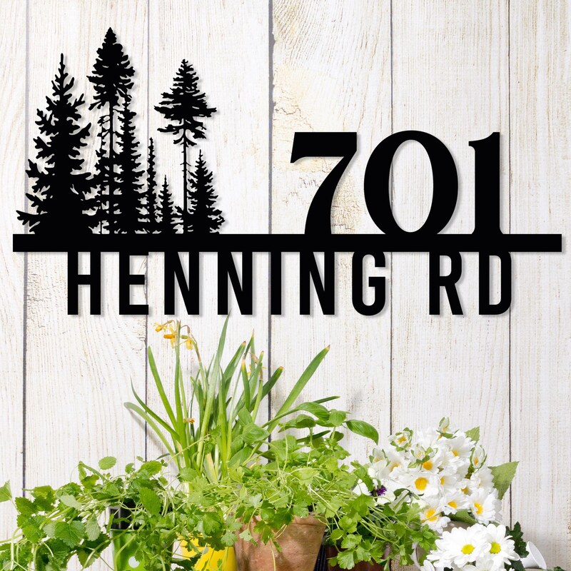 Unique Address Sign - Etsy